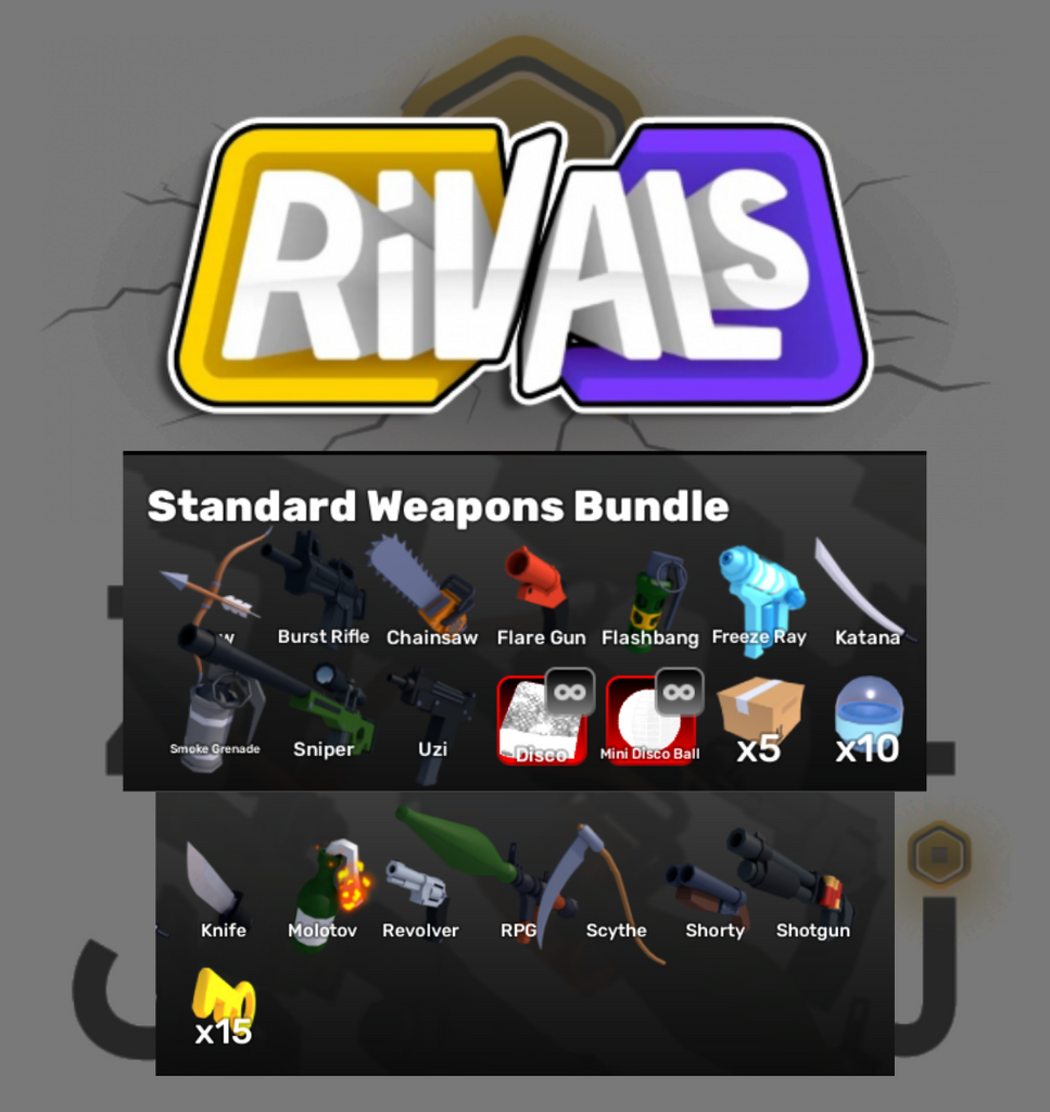 Standard weapons bundle– ZilZalstore